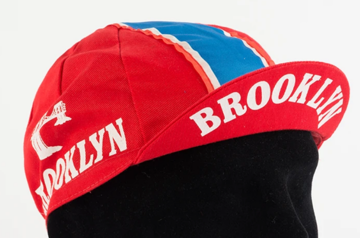 Brooklyn Cycling Cap in Red - Made in Italy by Apis – Cento Cycling